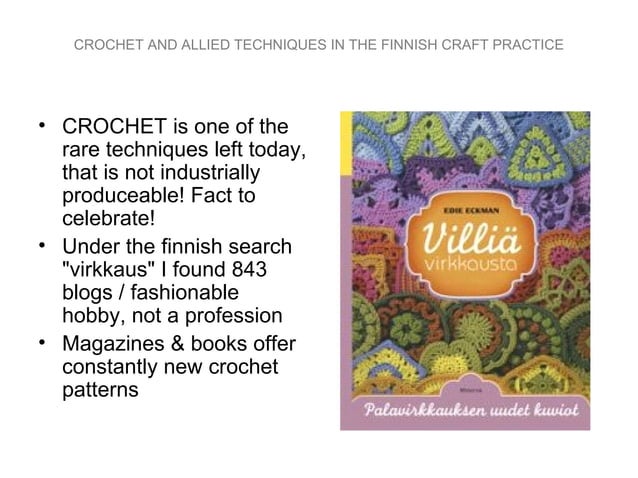 Crochet presentation:finnish_latvian | PPT
