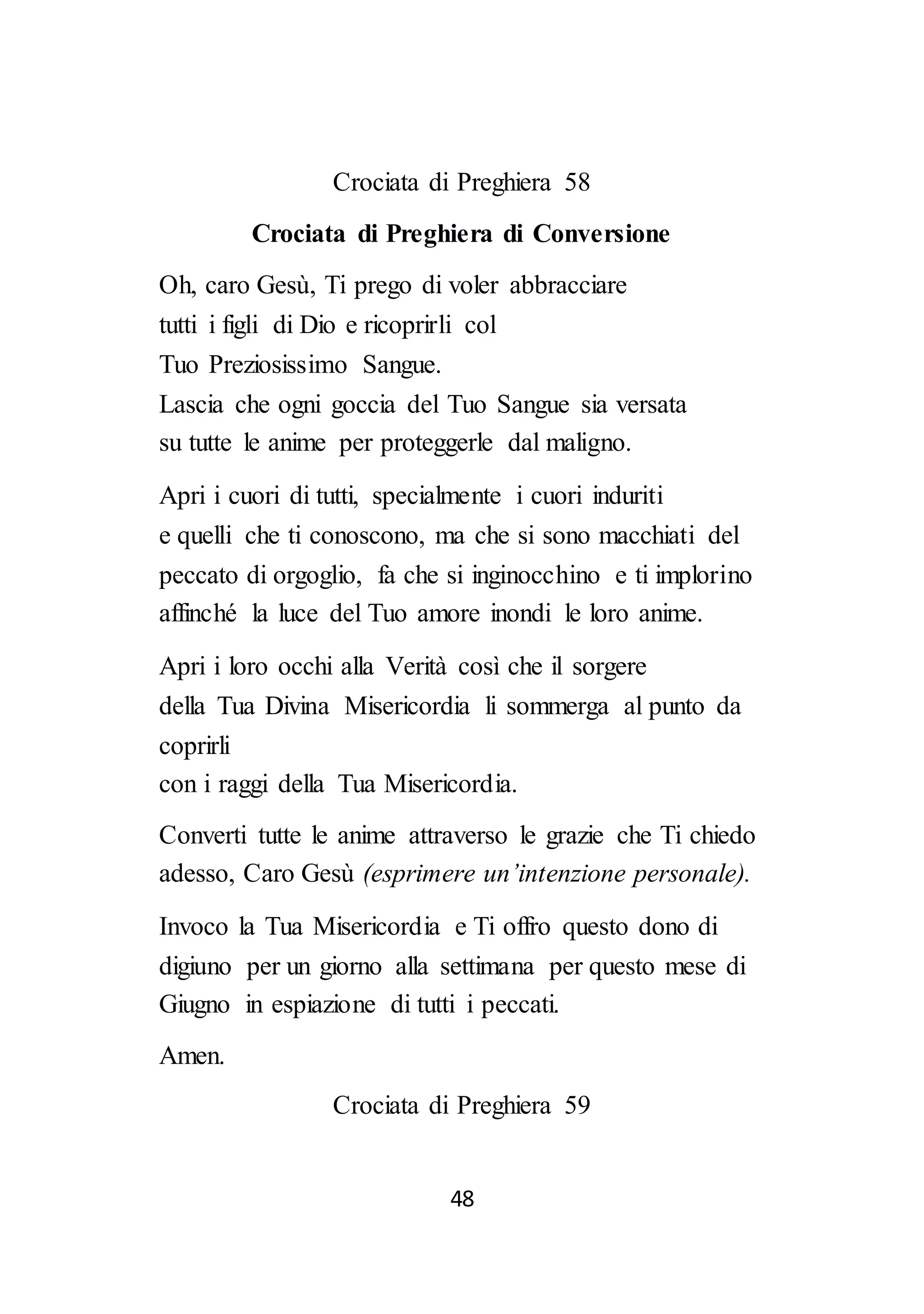 Crociata di Preghiera | PDF