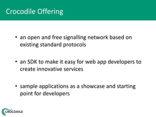Crocodile RTC Launch (Google Campus) - 1: Introduction | PPT