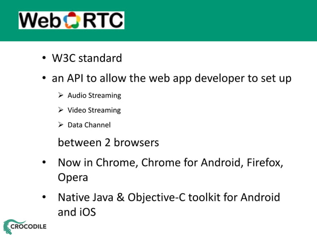 Crocodile RTC Launch (Google Campus) - 1: Introduction | PPT