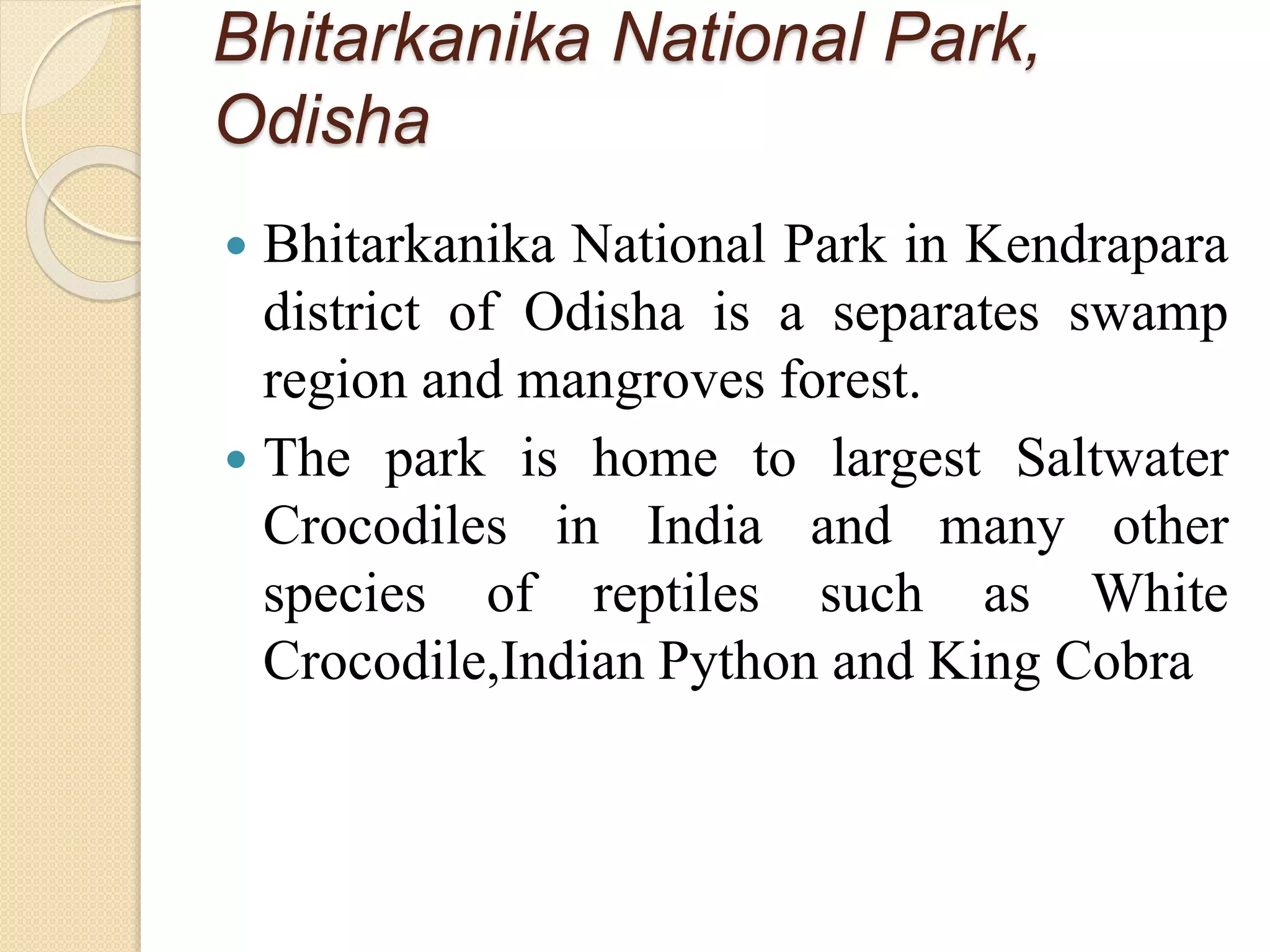 Crocodile sites in india | PPTX