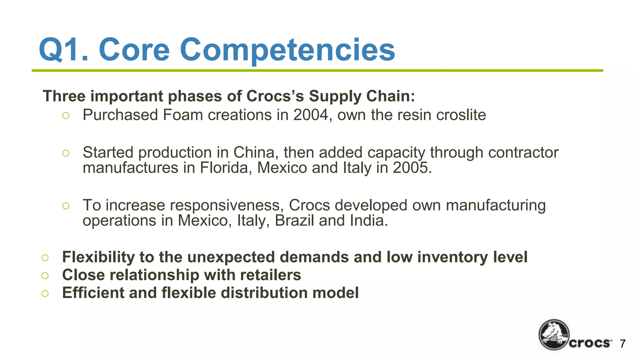 Crocs Case study | PPTX