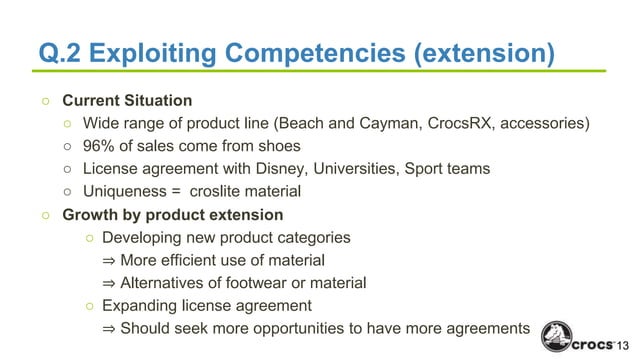 Crocs Case study | PPTX | Logistics | Business
