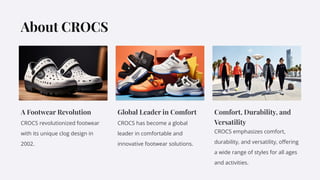 CROCS Pitch Deck Template by viktor ilijev | PDF