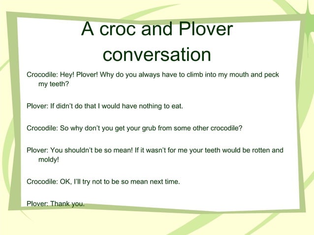 Crocs And Plovers Final | PPT