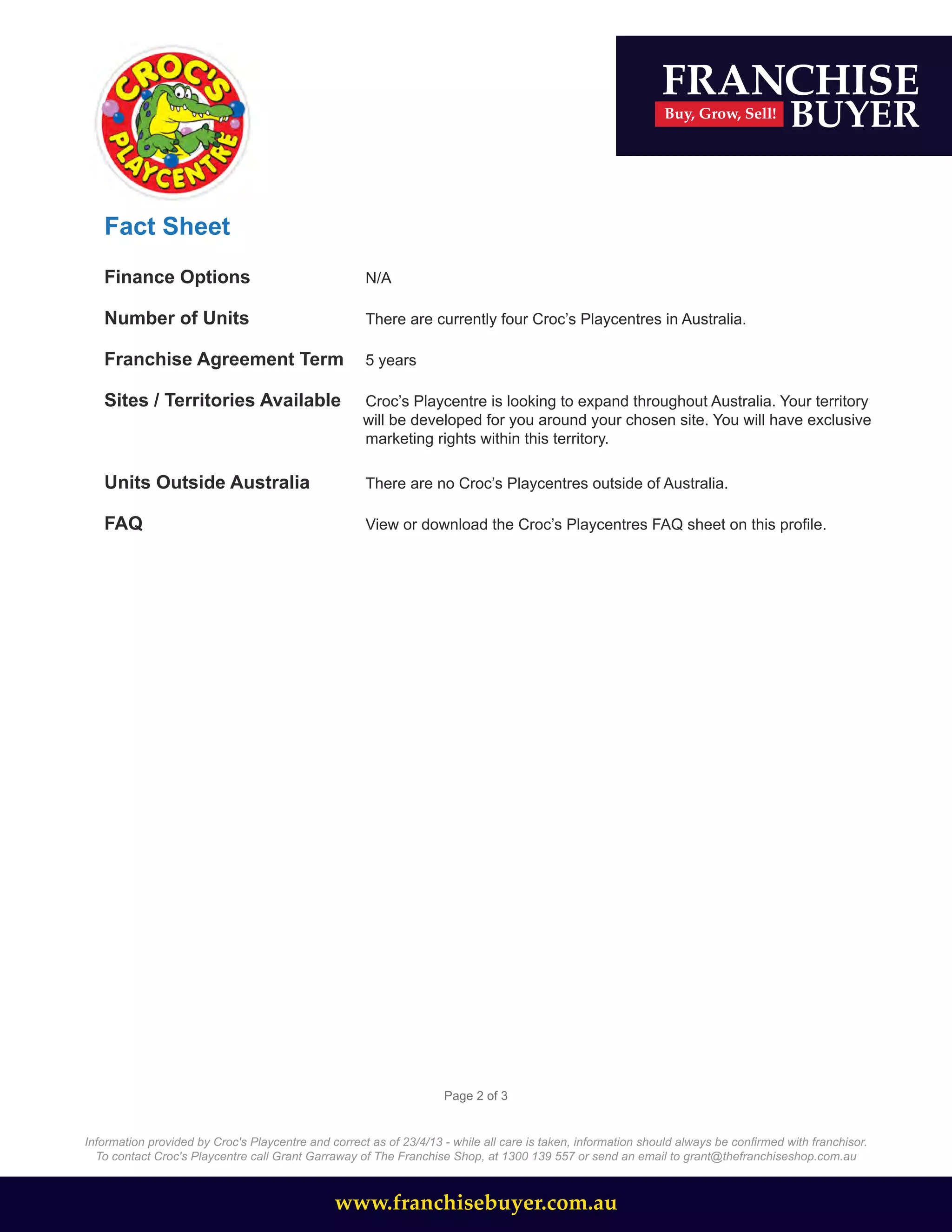 Crocs fact sheet | PDF