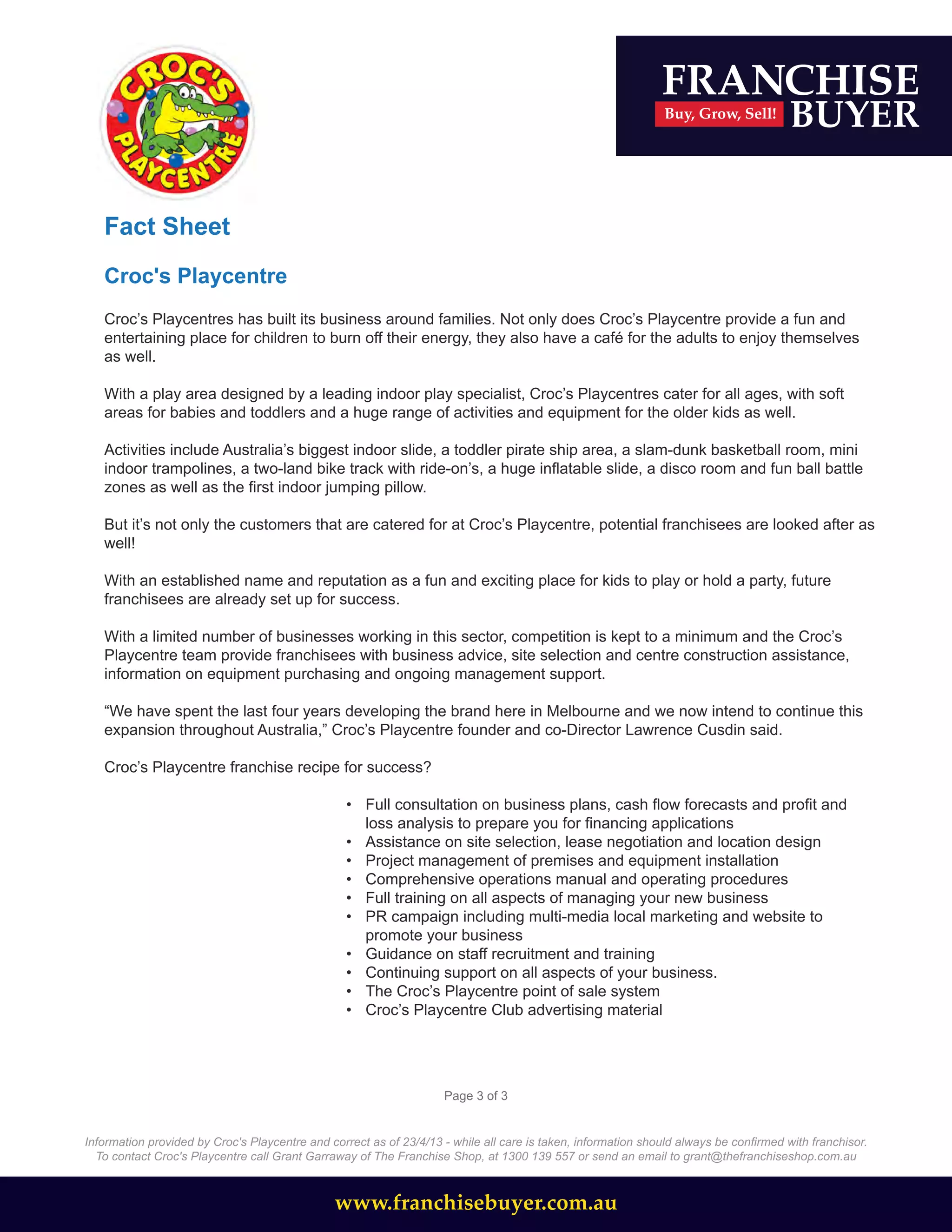 Crocs fact sheet | PDF