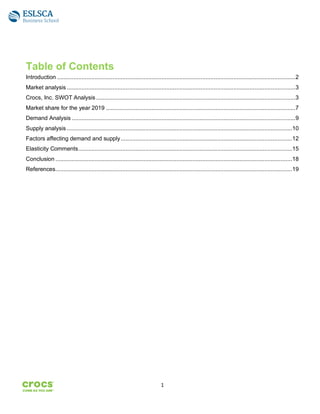 Crocs, inc reasearch | PDF