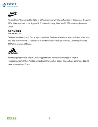 Crocs, inc reasearch | PDF