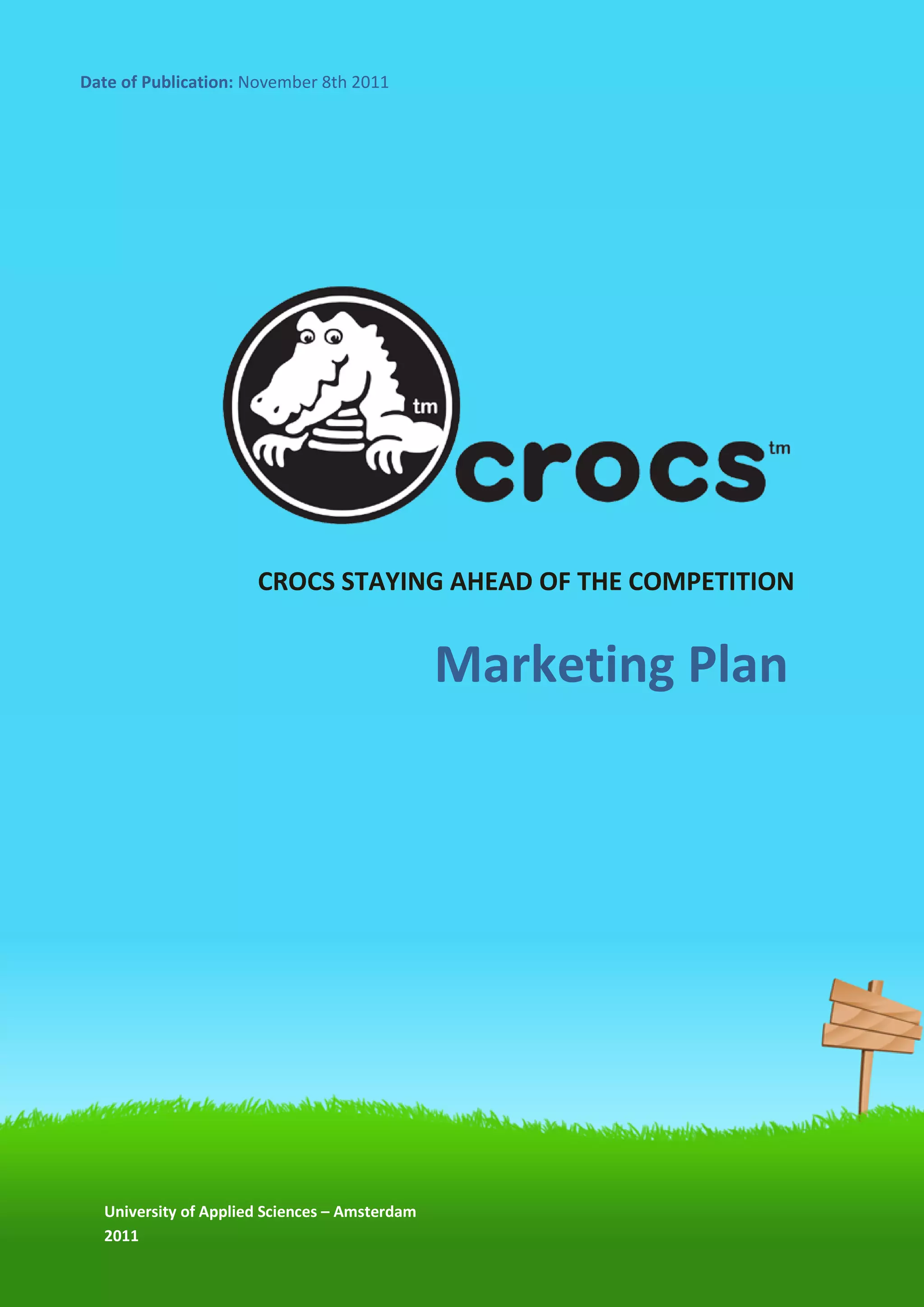 Crocs Marketing Plan | PDF
