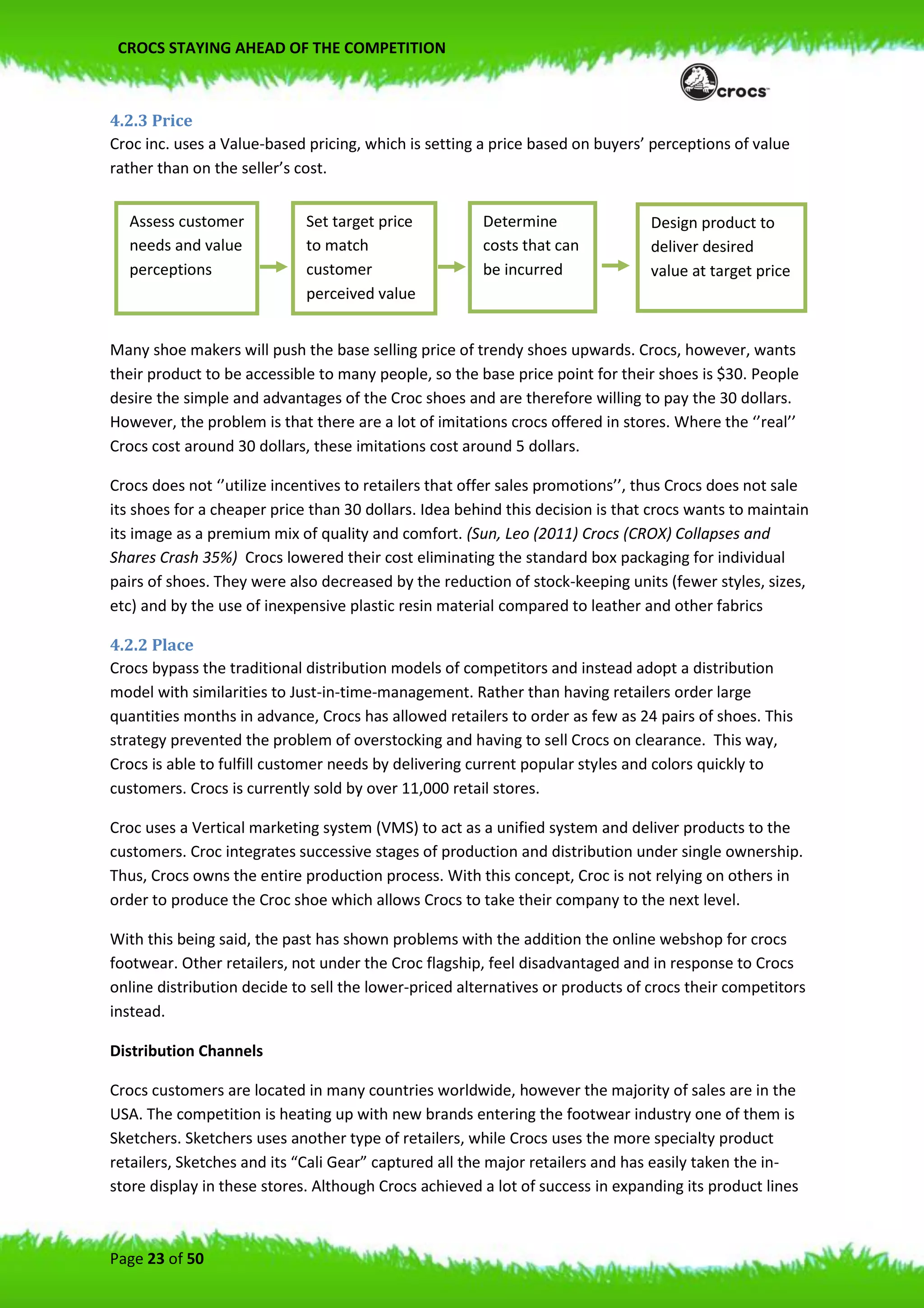 Crocs Marketing Plan | PDF