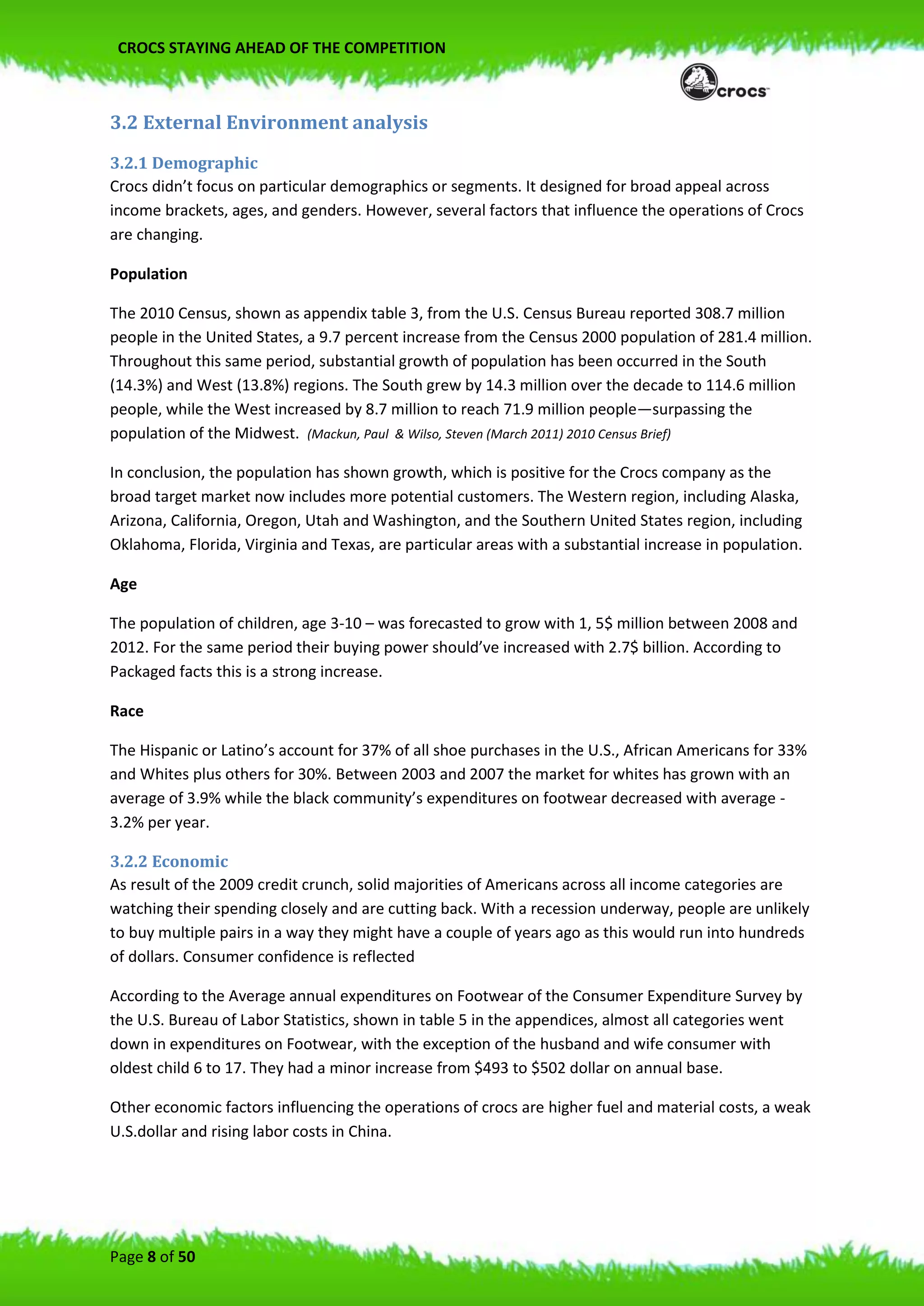 Crocs Marketing Plan | PDF