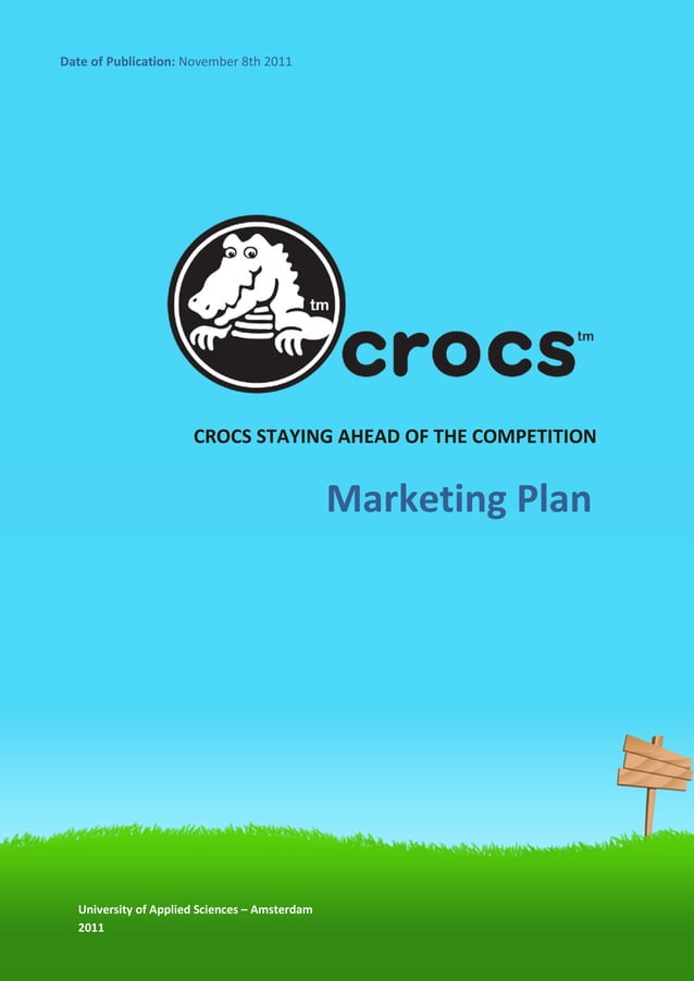 Crocs Marketing Plan | PDF