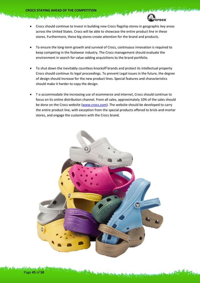 Crocs Marketing Plan | PDF