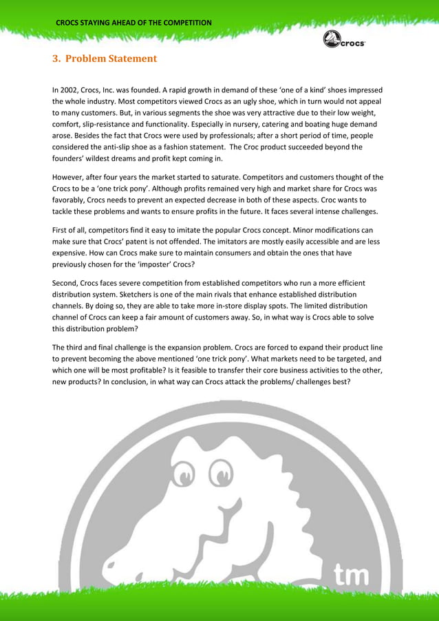 Crocs Marketing Plan | PDF