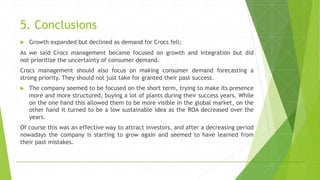 Crocs Marketing Strategy: Rise & Fall | PDF