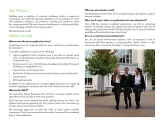 Croften house school admissions guide | PDF