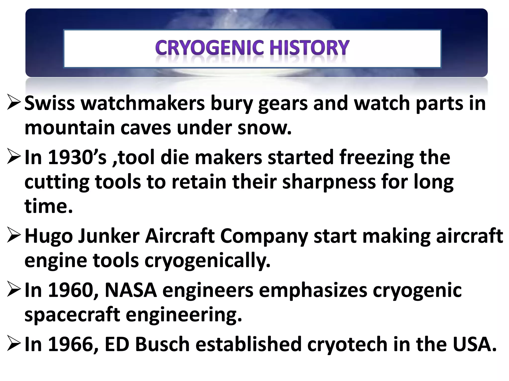 Cryogenics and its future | PPT