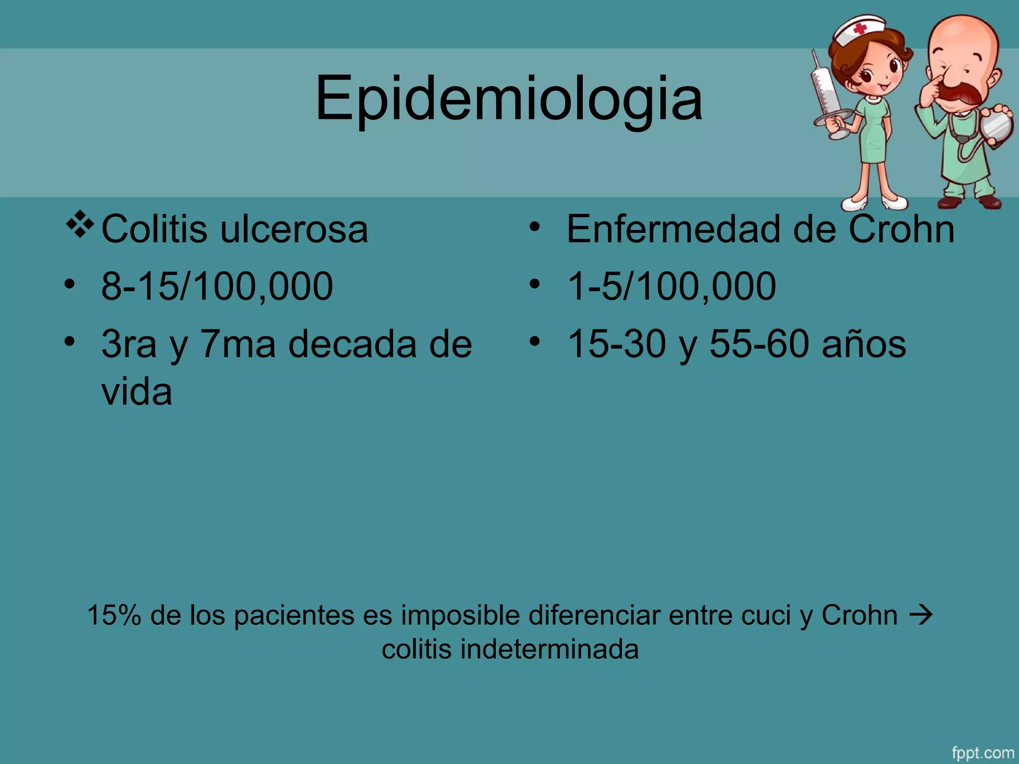 Enfermedad Intestinal Inflamatoria (CUCI Y CROHN) | PPT
