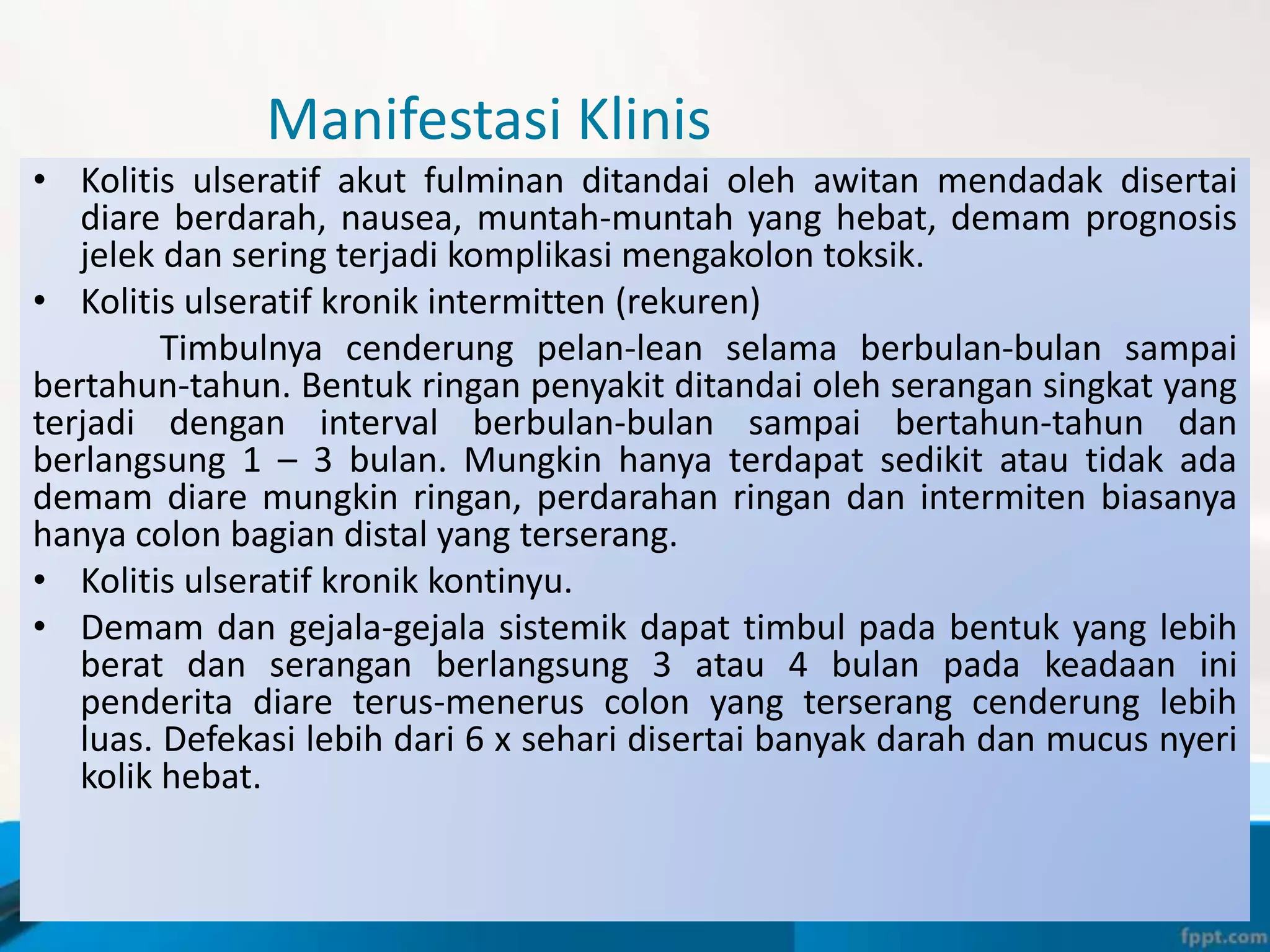 Crohn dan kolitis ulseratif | PPTX