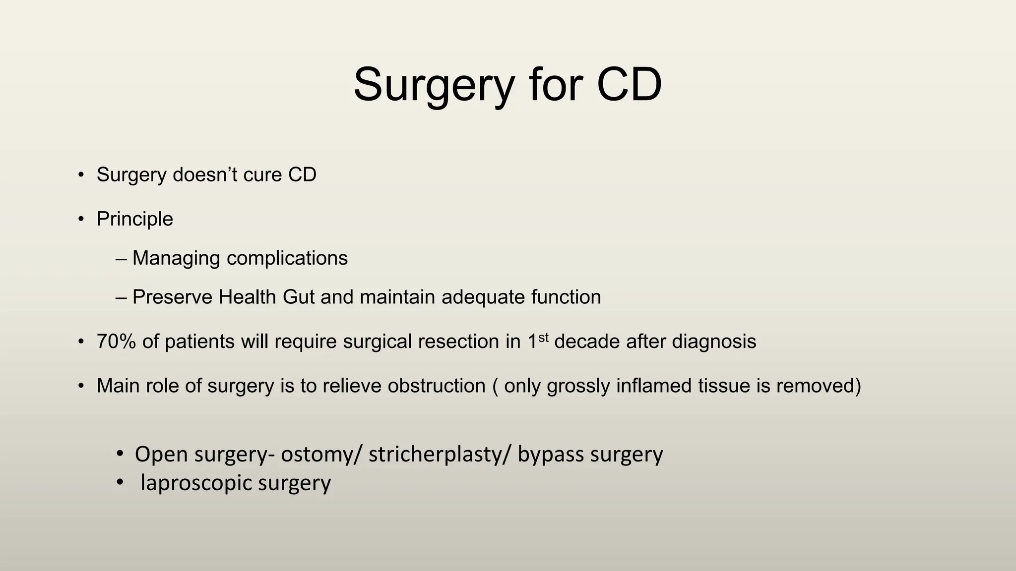 Crohn's diseases topic of general surgery | PPTX