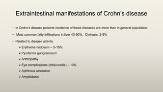 Crohn's diseases topic of general surgery | PPTX