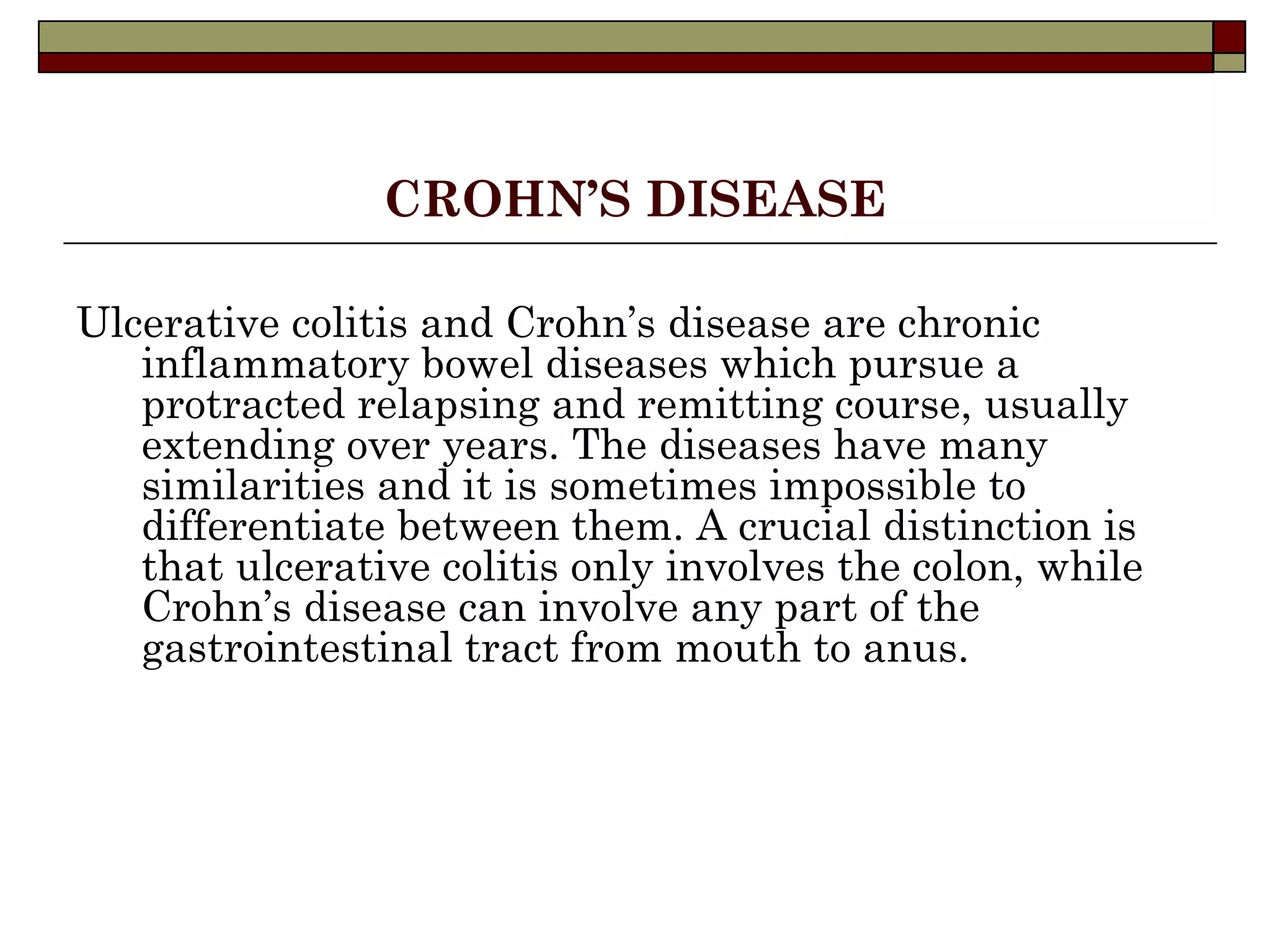 Crohn’s disease | PPT