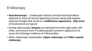 Crohn's disease diagnosis and management | PPTX