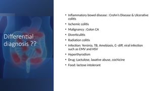 Crohn's disease diagnosis and management | PPTX