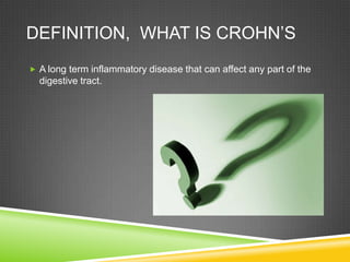 Crohn's disease project jack voncina | PPT