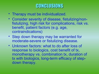 Crohn\'s: Step Up or Step Down Therapy? | PPT