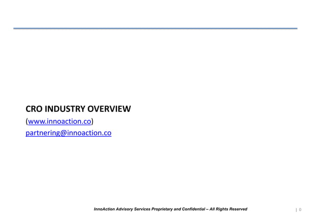 CRO Industry Overview | PPT