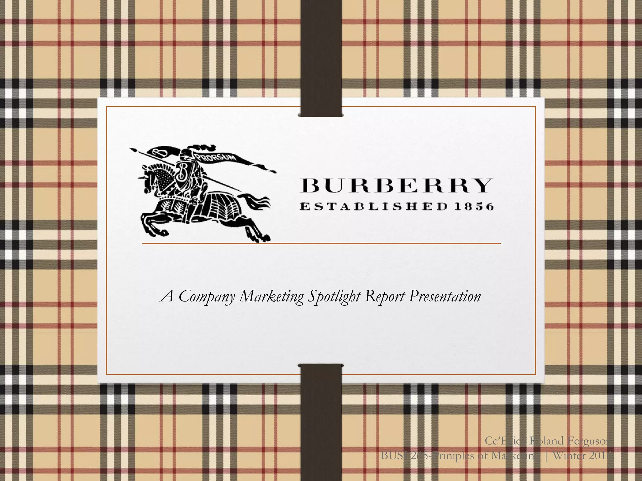 Burberry Case Study Report | PDF