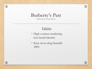 Burberry Case Study Report | PPT