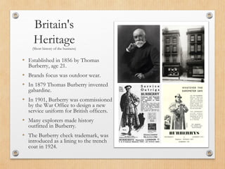 Burberry Case Study Report | PPT