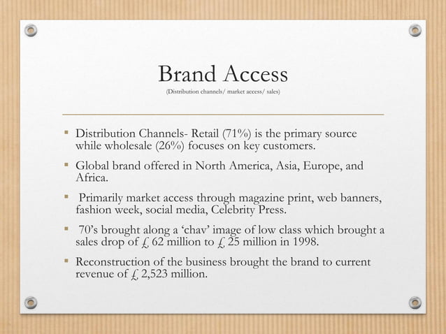 Burberry Case Study Report | PPT