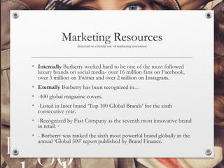 Burberry Case Study Report | PPT