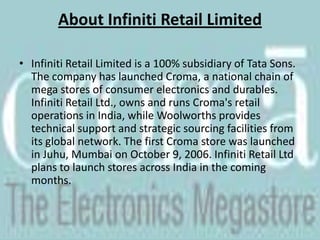 Croma Ppt | PPTX