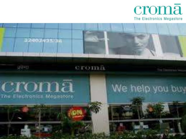 Croma Ppt | PPTX | Malls & Shopping Centers | Attractions