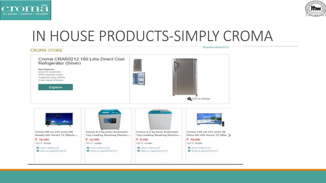 Croma a Tata enterprise | PPTX | Consumer Electronics | Technology ...