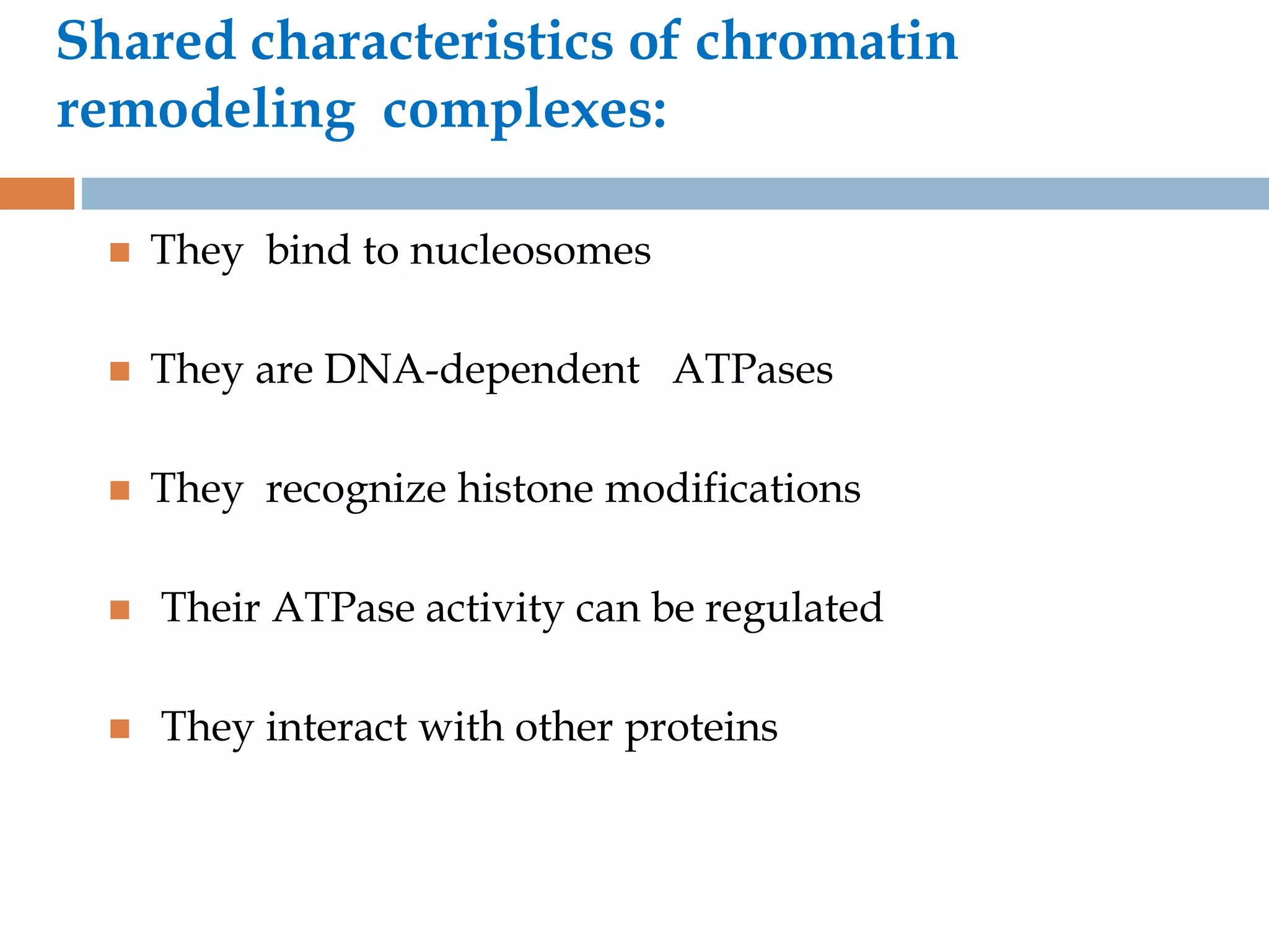 Cromatin Remodeling | PPTX