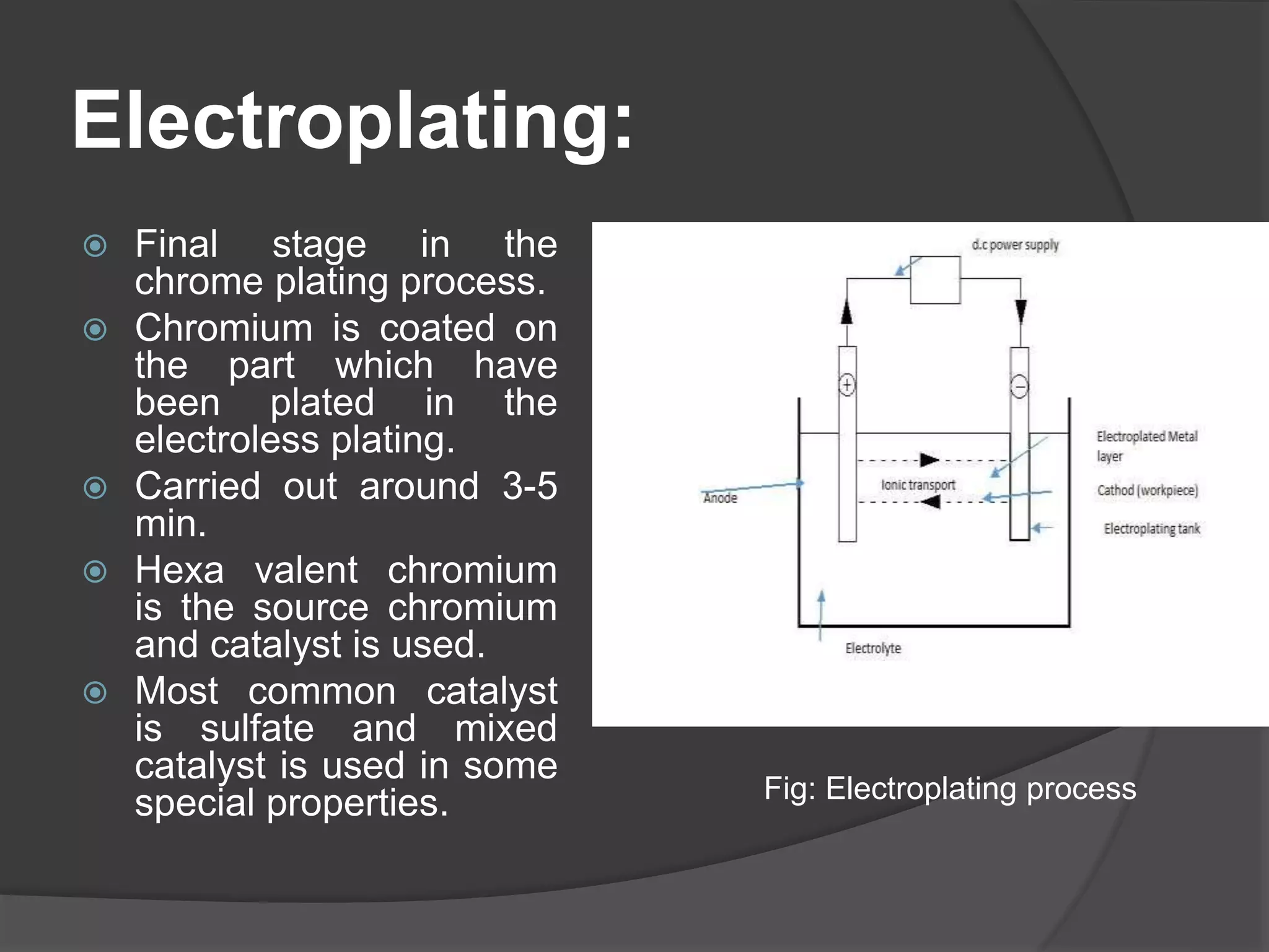 Crome plating on ABS plastics | PPTX