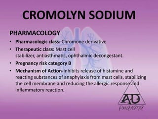 Cromolyn sodium | PPTX