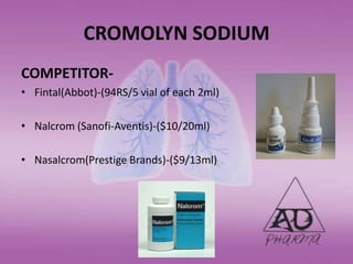 Cromolyn sodium | PPTX