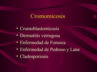 Cromomicosis | PPT