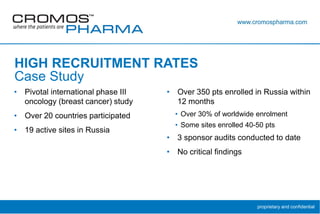 Cromos™ Pharma General Presentation | PPT