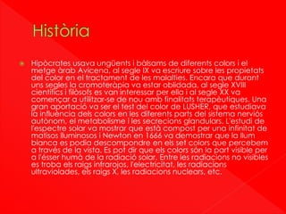 Cromoteràpia | PPTX