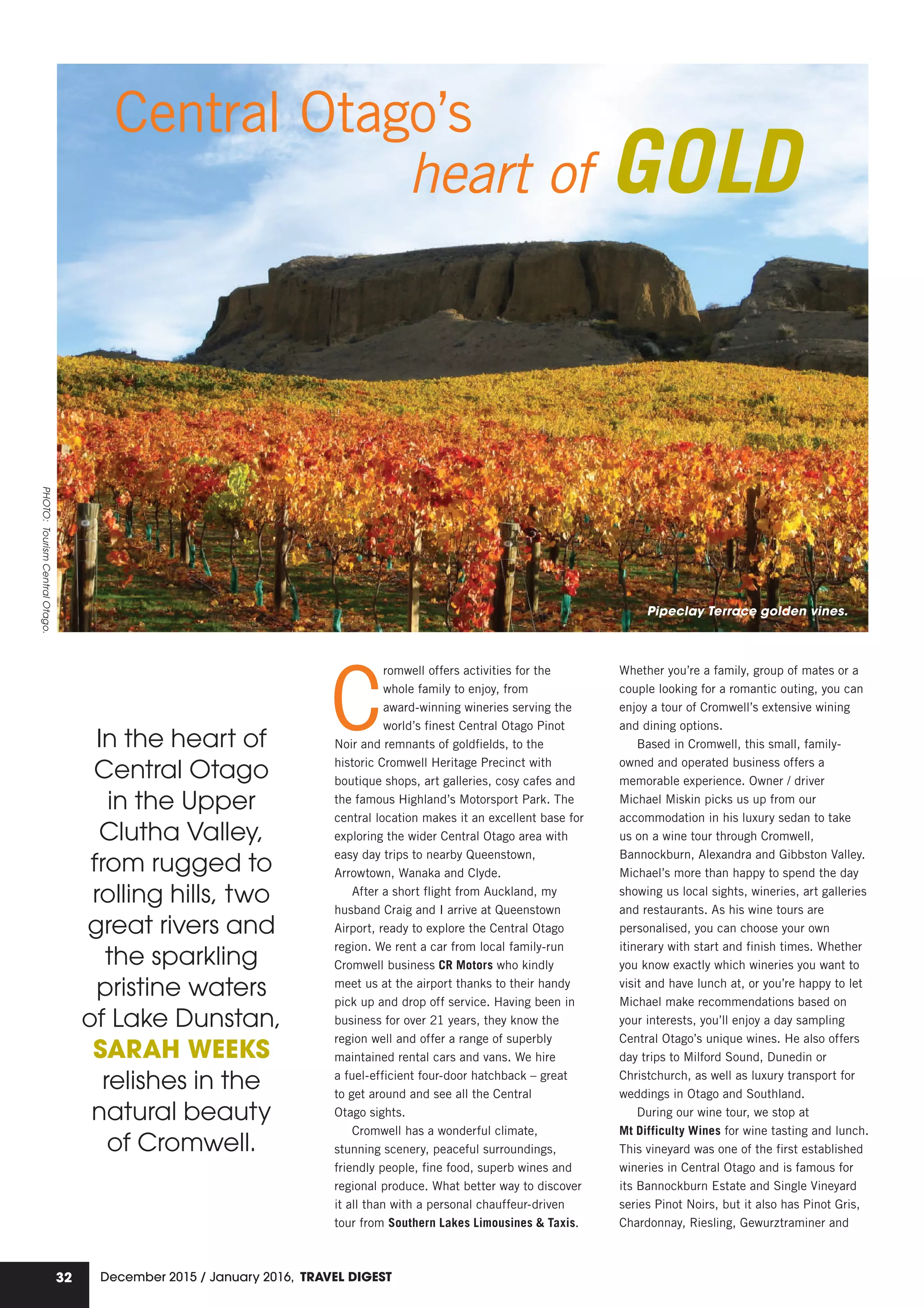 Cromwell, December 2015/January 2016, Travel Digest | PDF