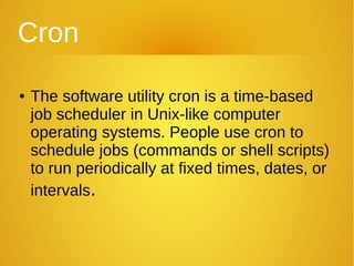 Cron | ODP