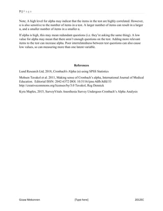 Cronbach's alpha meaning, thumb rules, procedure using SPSS and ...
